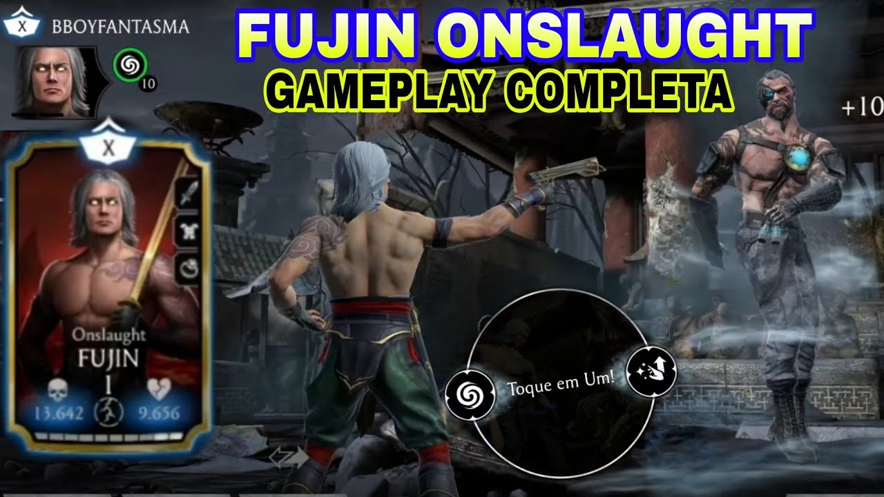 Fujin Onslaught Gameplay Completa no Mortal Kombat Mobile - YouTube