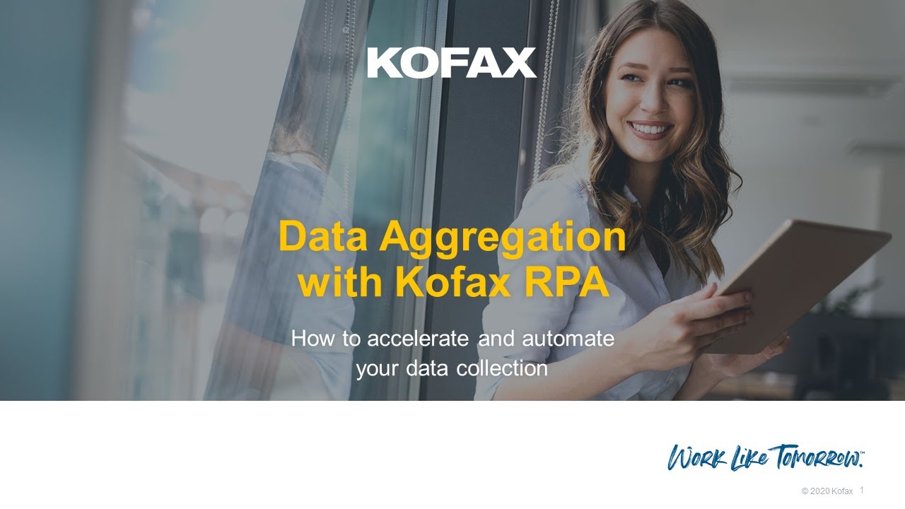 [Kofax RPA] Data Aggregation - Trailer - YouTube