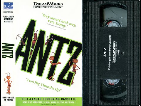 Opening to Antz (US VHS; 1999) [Demo screener]