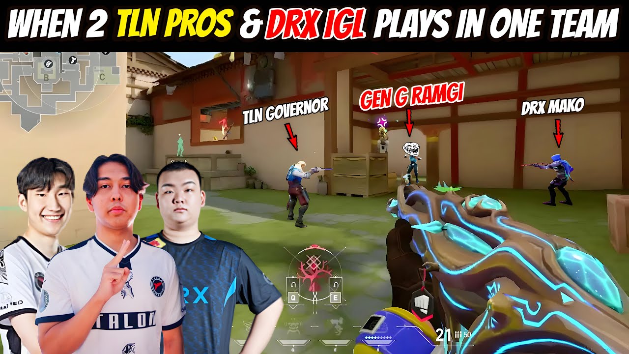 When TLN Primmie TLN Governor INSANELY Met DRX Mako in Same Team in ...