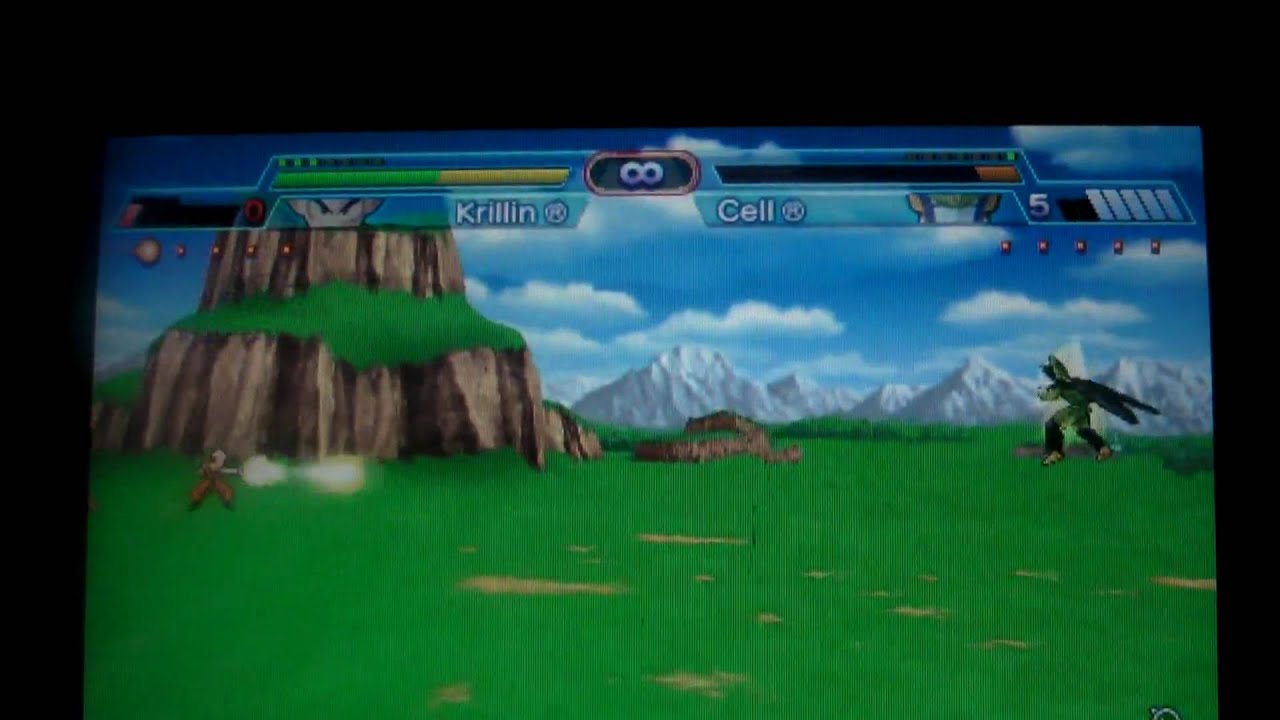 DRAGON BALL Z SHIN BUDOKAI KRILLIN VS CELL - YouTube