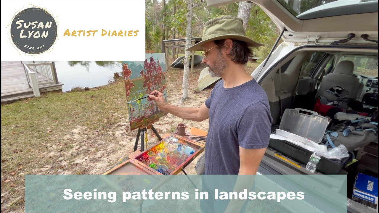 How to see patterns in Landscape painting - YouTube
