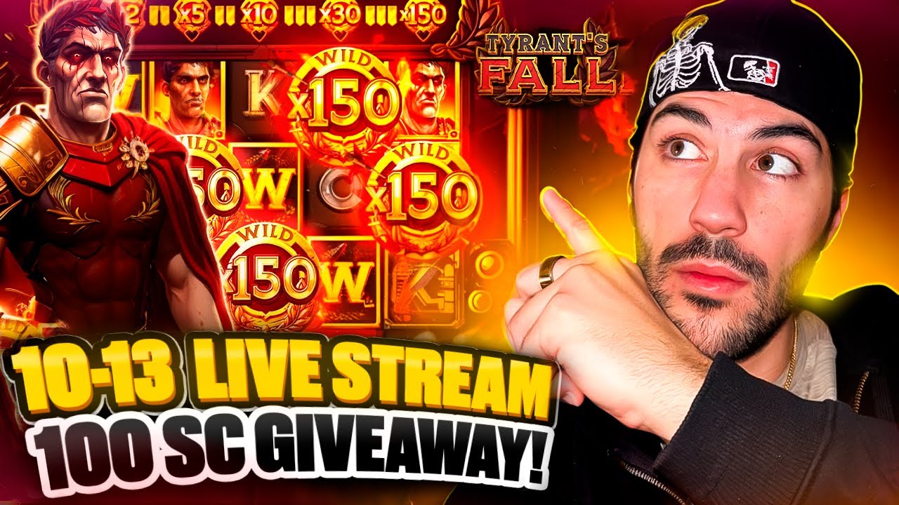 🔴100SC GIVEAWAY! HIGH STAKES LIVE SLOTS ON BABA! Type !Baba for 3 FREE ...