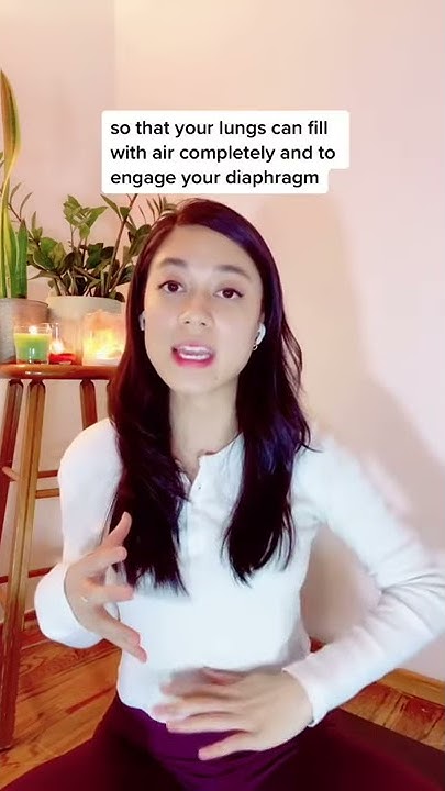 How to do Diaphragmatic Breathing Exercise in a Seated Position to Relax | breathewithbel # ...
