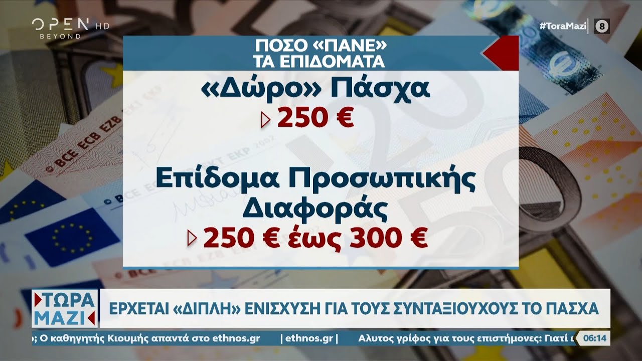 Συντάξεις: Έρχεται διπλή ενίσχυση – Νωρίτερα η πληρωμή | Τώρα μαζί | 12 ...
