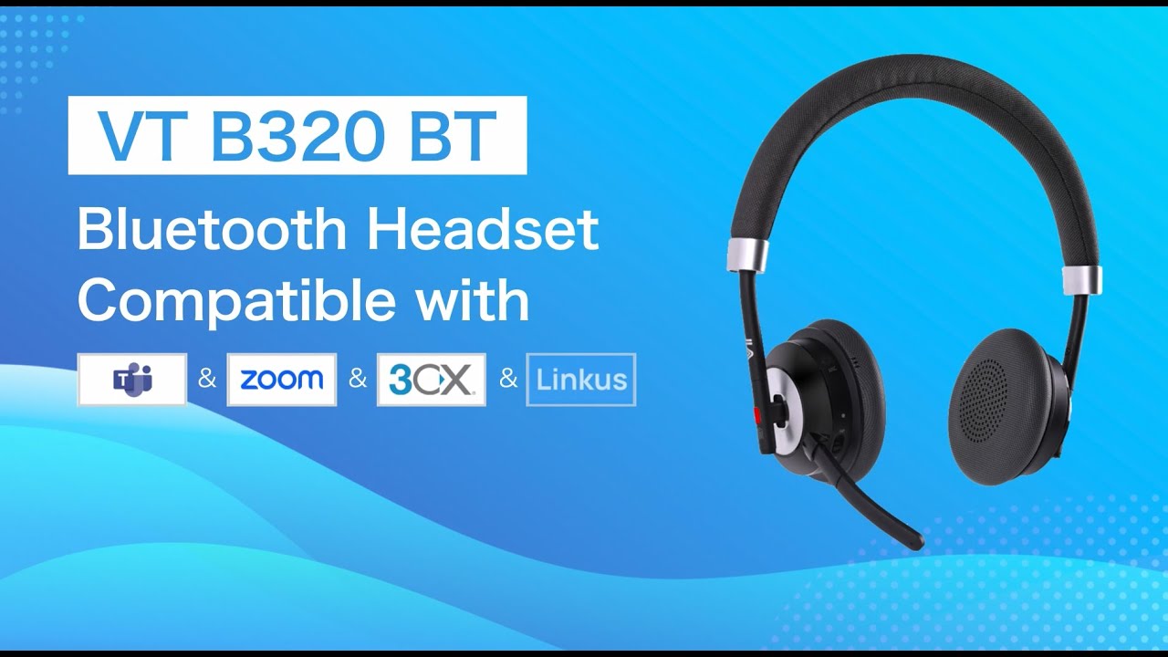 Unleash Your Productivity with VT B320 Bluetooth Headset! - YouTube