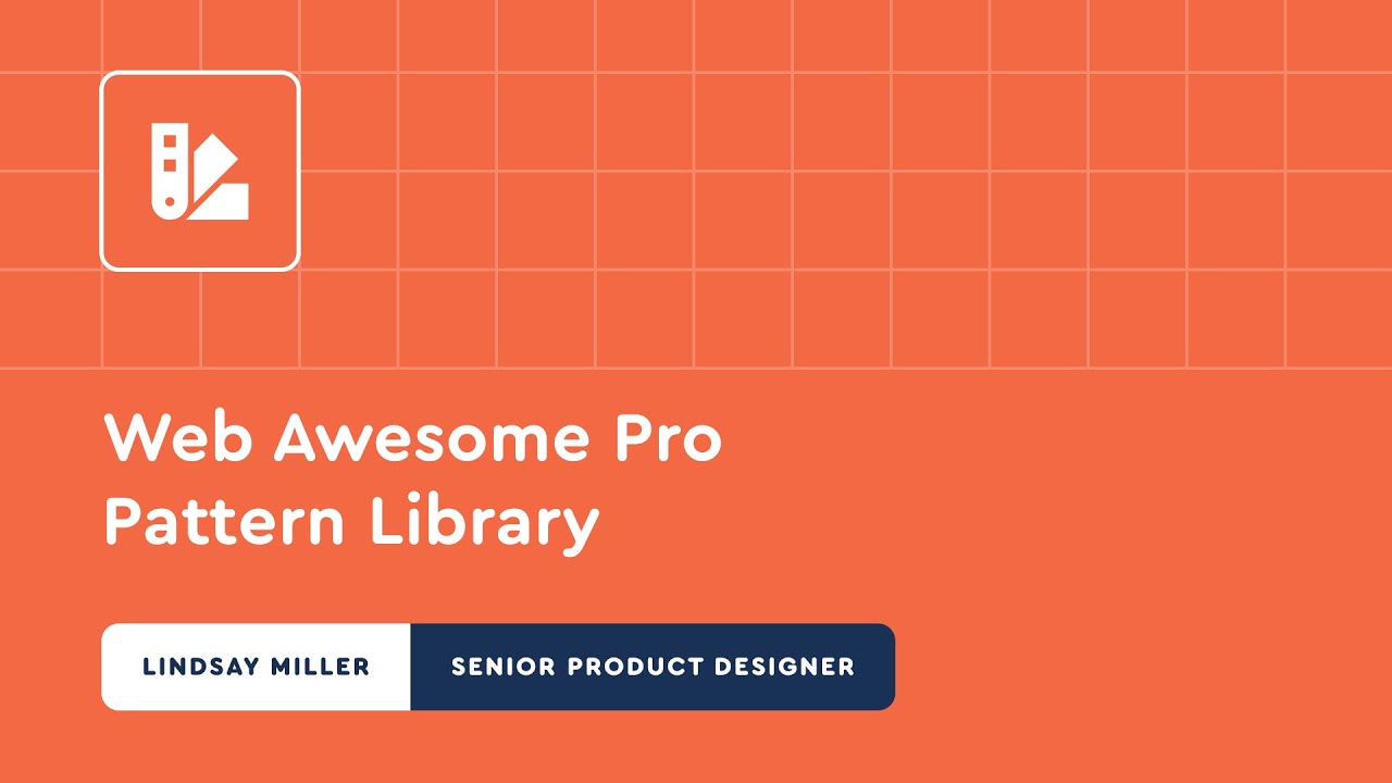 Introducing Web Awesome's Pro Pattern Library [Demo] - YouTube