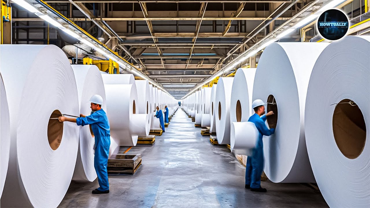 The AMAZING Manufacturing Process of Toilet Paper - YouTube