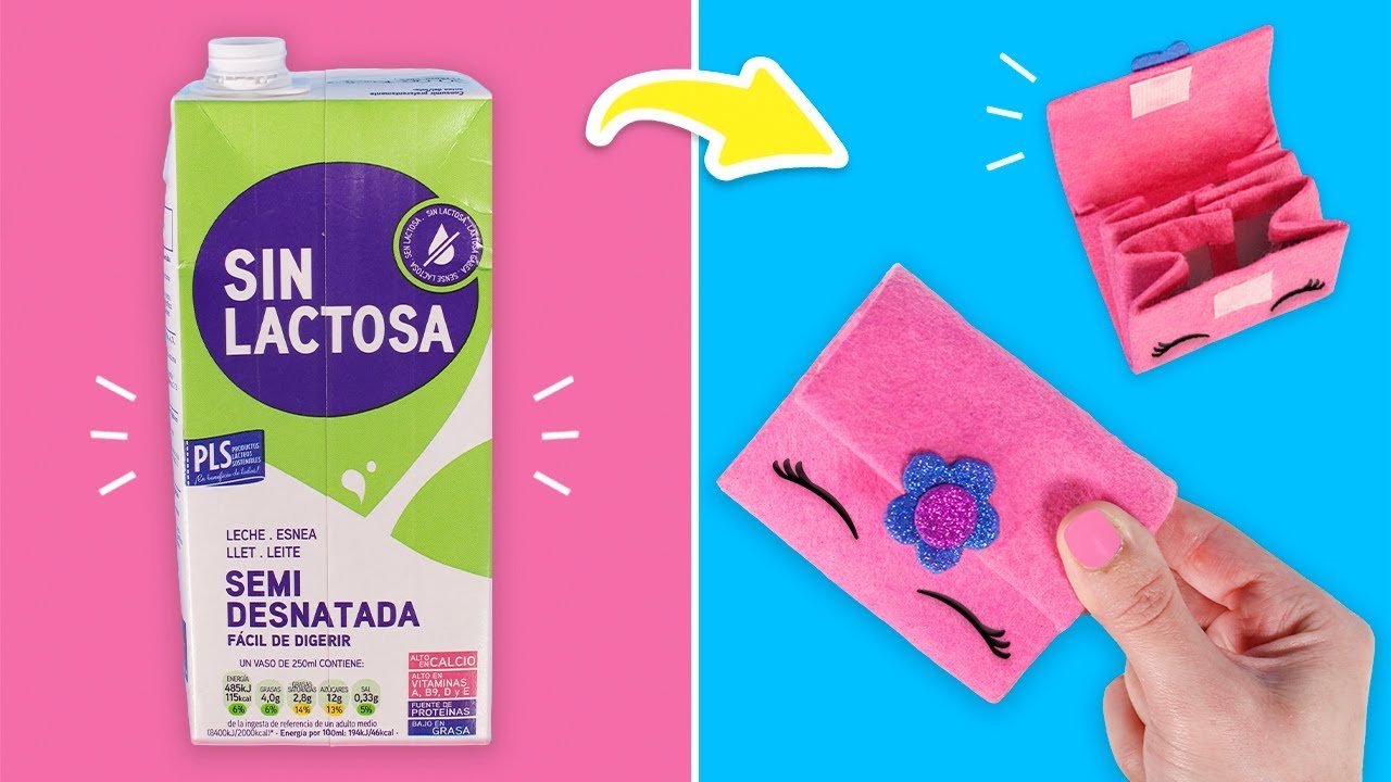 CARTERA CON BRICK DE LECHE Y MÁS MANUALIDADES PARA NIÑOS | Fun Club ...