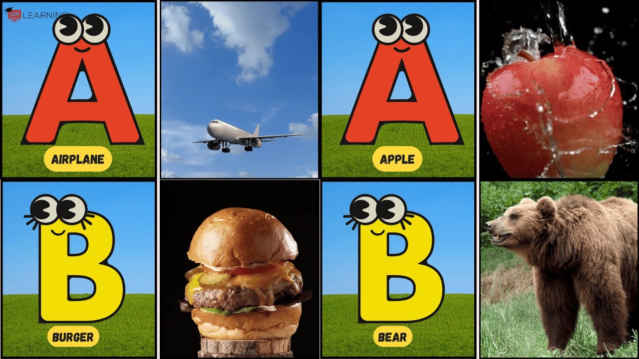 🎵 ABC Phonics Song | 2 Words Per Letter | Fun Alphabet Learning for ...