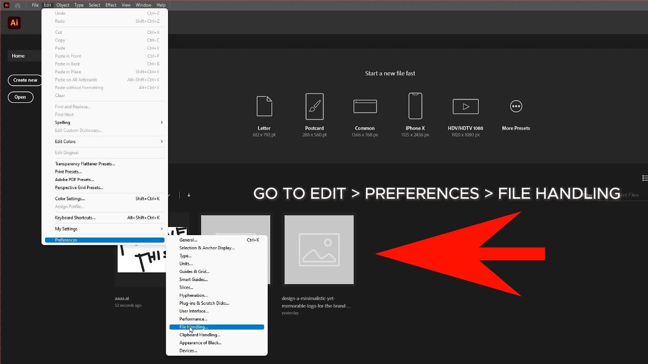 How To DELETE RECENT FILES In Adobe Illustrator howto turorial how how-to-delete-recent-files-in-adobe-illustrator-howto-turorial-how