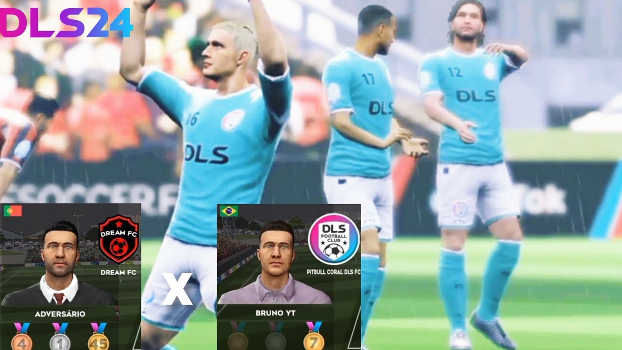 DLS 24 / PARTIDA DLS LIVE DREAM FC X DLS 24 RODADA 3 ⚽️ BRUNO GAMER ...
