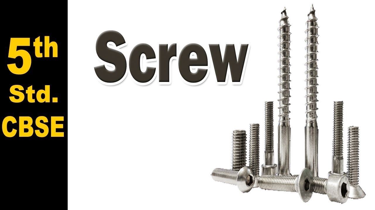 Screw | 5th Std | Science | CBSE Board | Home Revise - YouTube