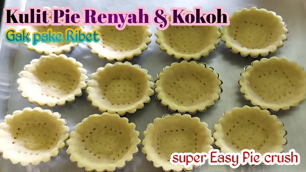 Cara Buat Kulit Pie Renyah dan Kokoh | Pie crust recipe easy - Umie's ...