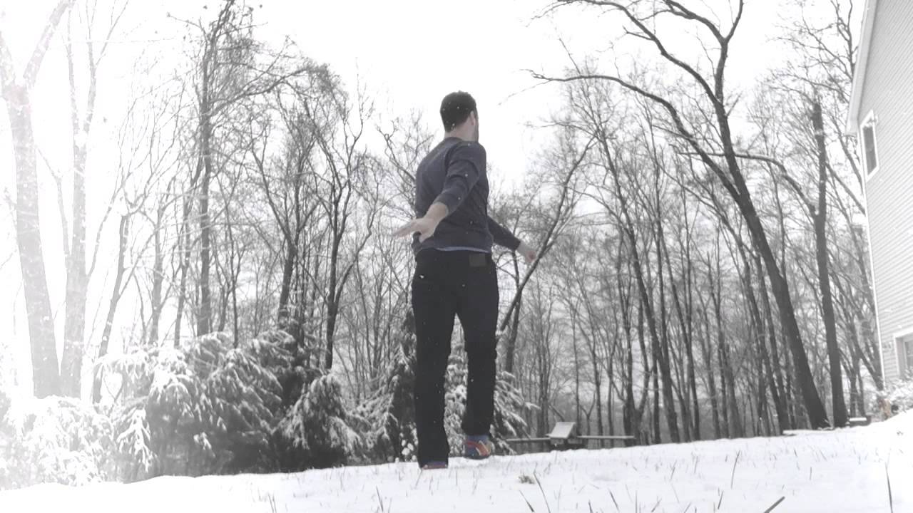 An interpretive dance by a grown man in the snow #frozen - YouTube