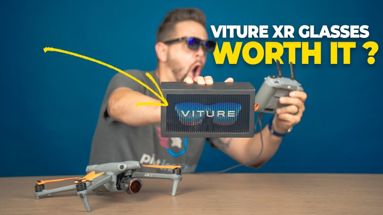 Flying a drone with Viture XR glasses... way more affordable - YouTube