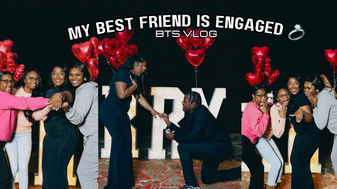 Vlog| SHE SAID YESSSS 💍 | Sanaa & Justin’s Engagement | Behind The ...