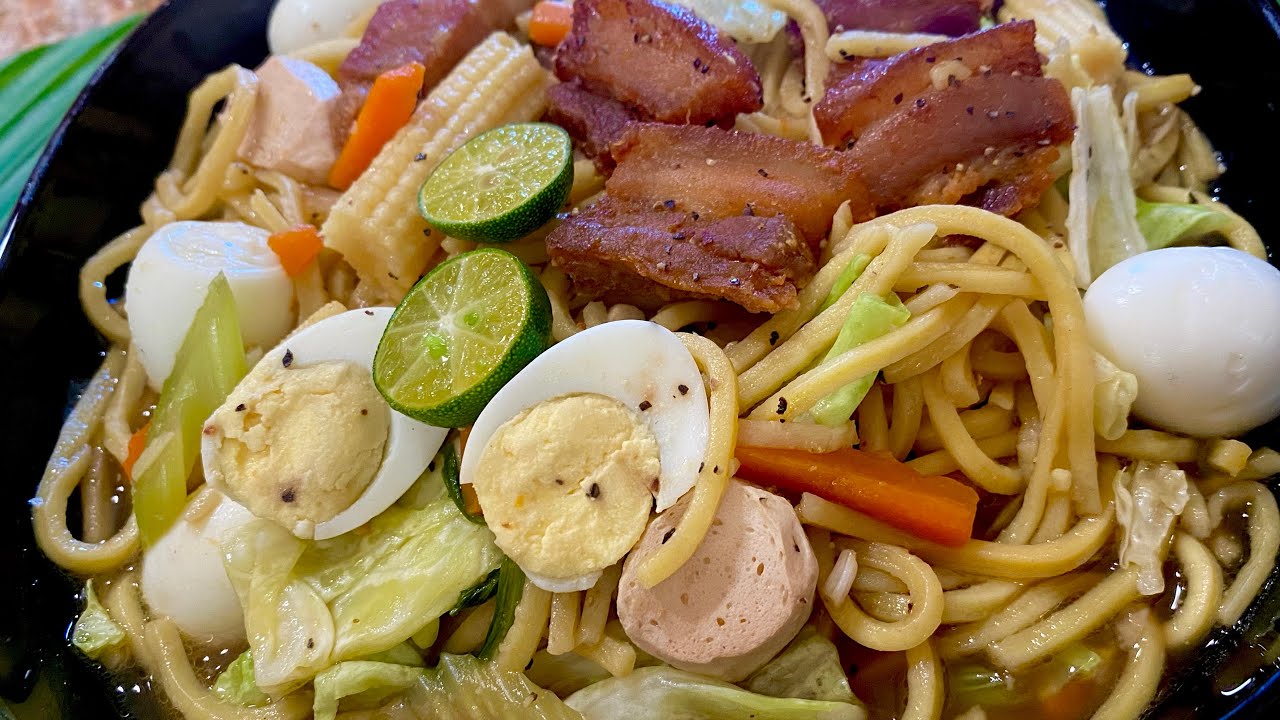 Special PANCIT BATO Guisado With Quial Egg And Pork Belly/ Special ...