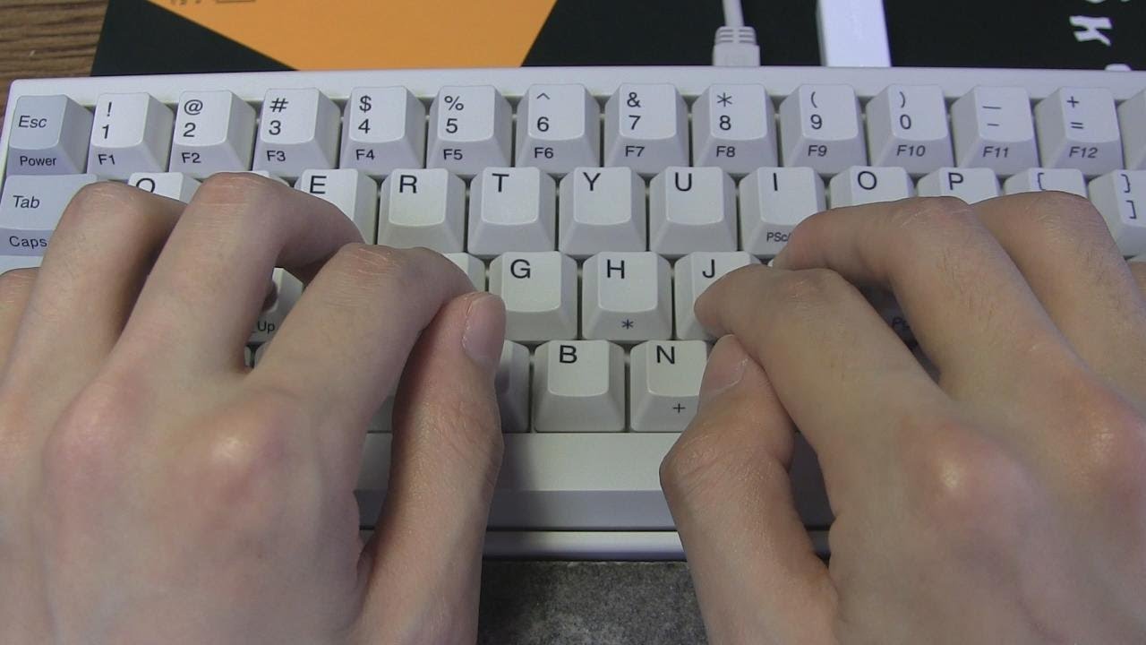 Happy Hacking Keyboard Professional 2打鍵音 - YouTube