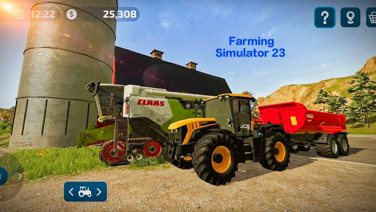 Farming Simulator 23 Mobile // Timelapse Episode 1 // Canola Harvesting ...
