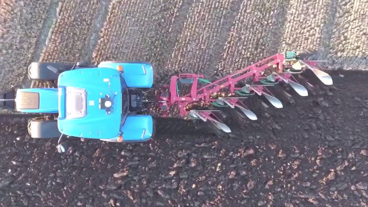 I-plough W&R Logan kverneland 5 furrow - YouTube