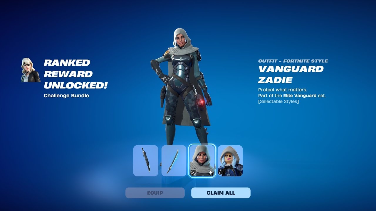 HOW TO UNLOCK VANGUARD ZADIE SKIN IN FORTNITE! - YouTube