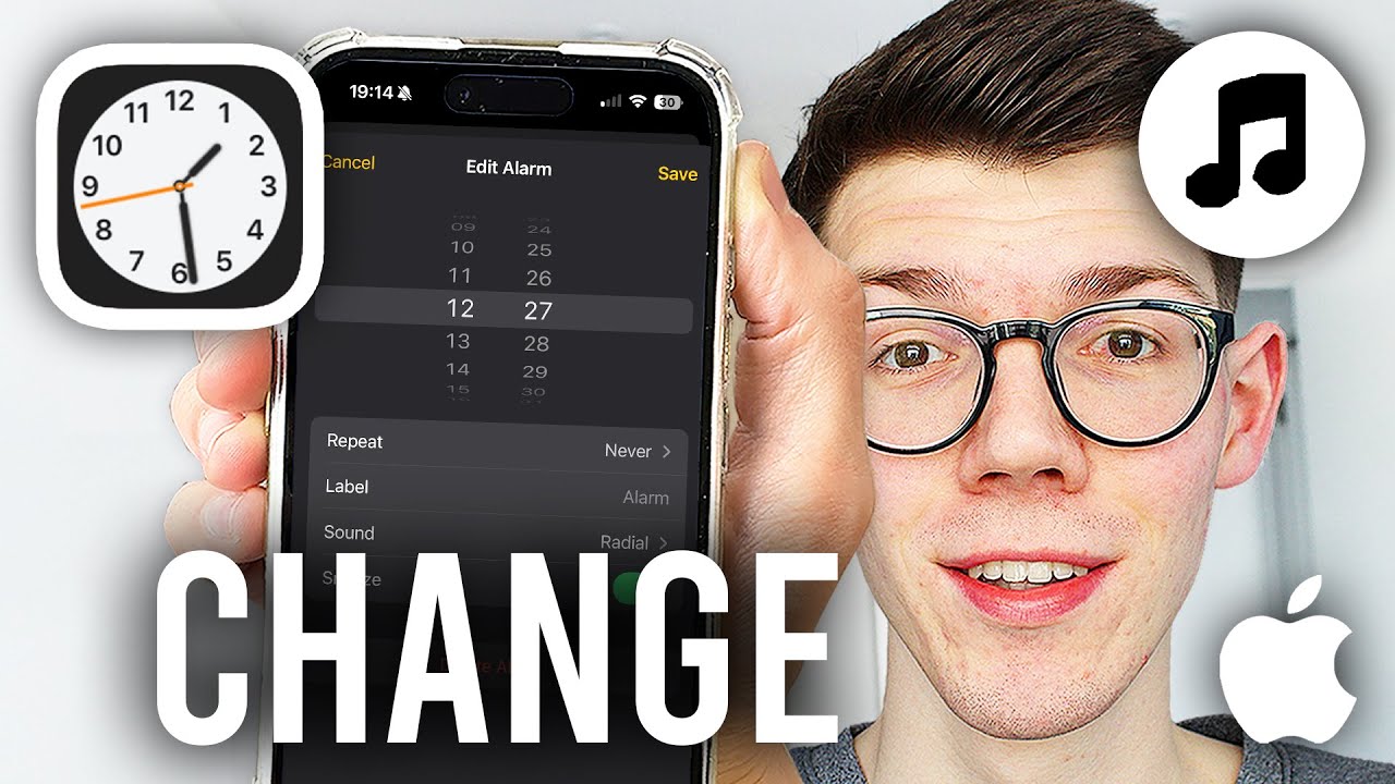 How To Change Alarm Sound On iPhone - Step By Step - YouTube