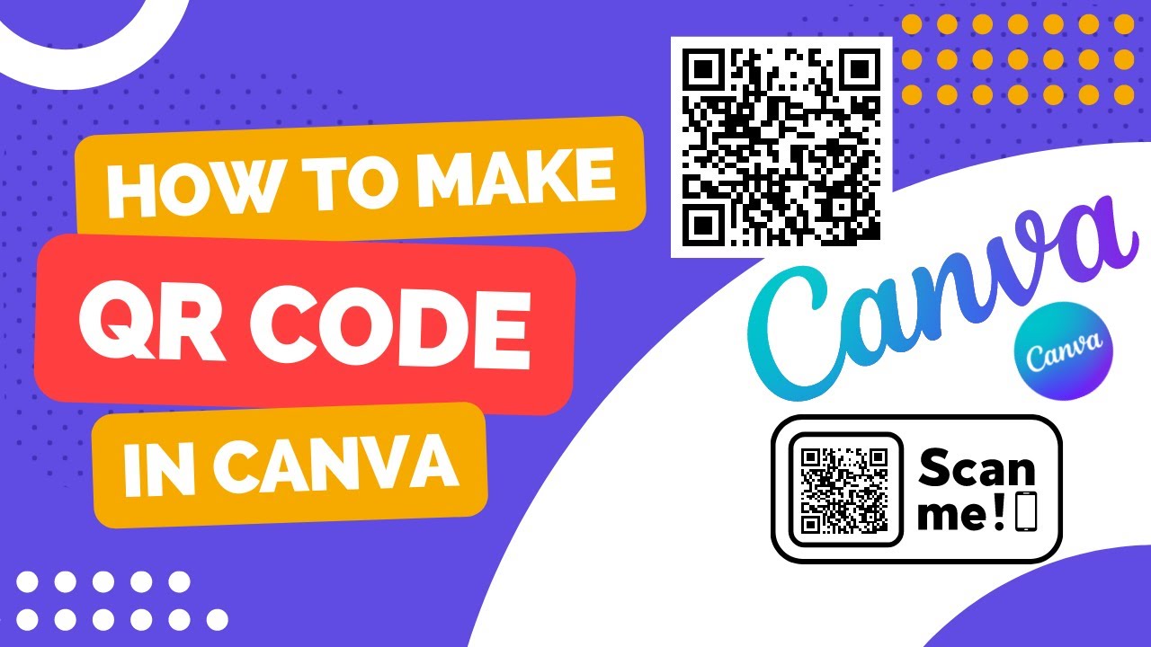 How to make QR Code in Canva | canva | qr code | qr code generator ...