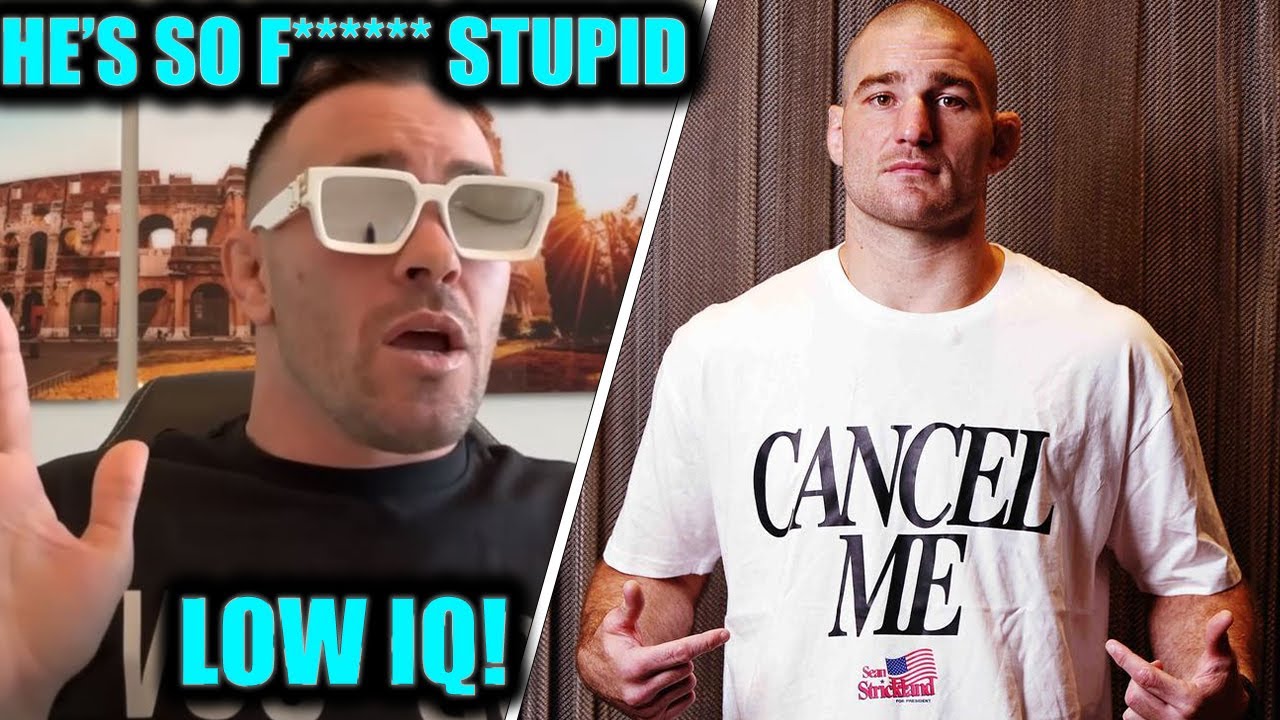 Colby Covington GOES OFF At Sean Strickland "HE'S SO F****** STUPID ...