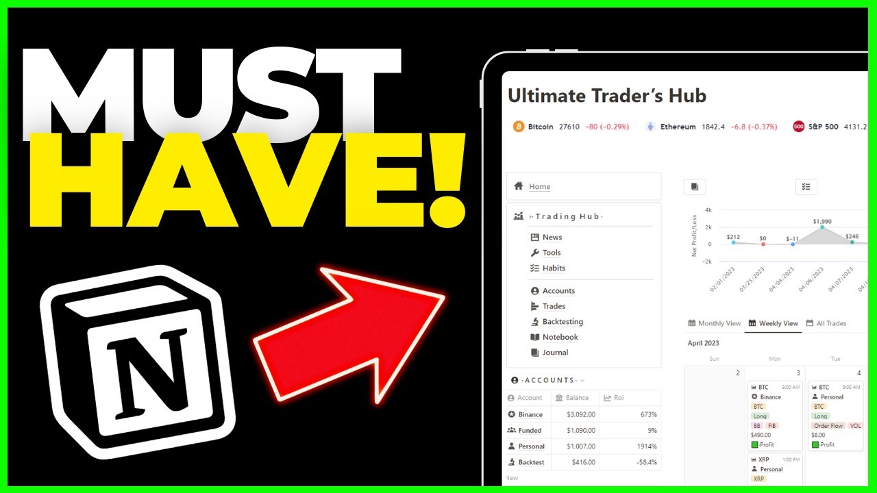 We Found The BEST Notion Trading Journal & It's Not Even Close... - YouTube