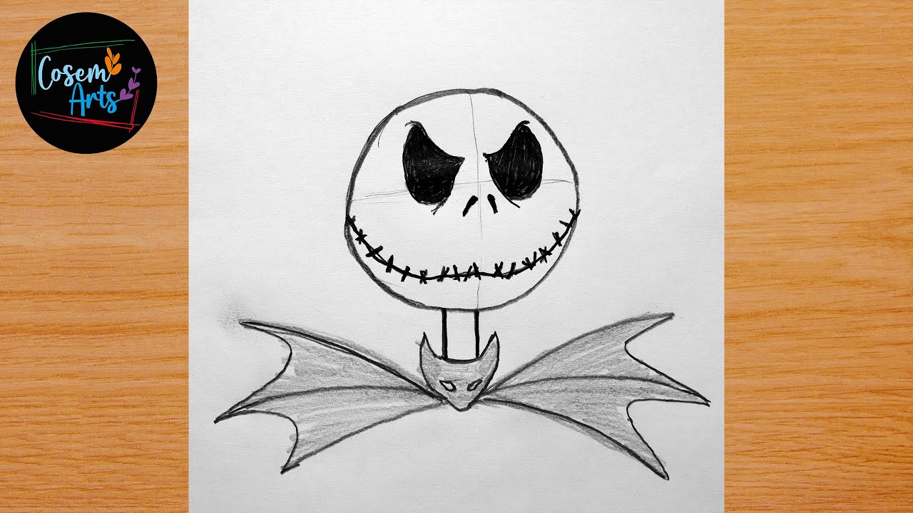 Jack Skellington Drawing || How To Draw Jack Skellington || YouTube ...