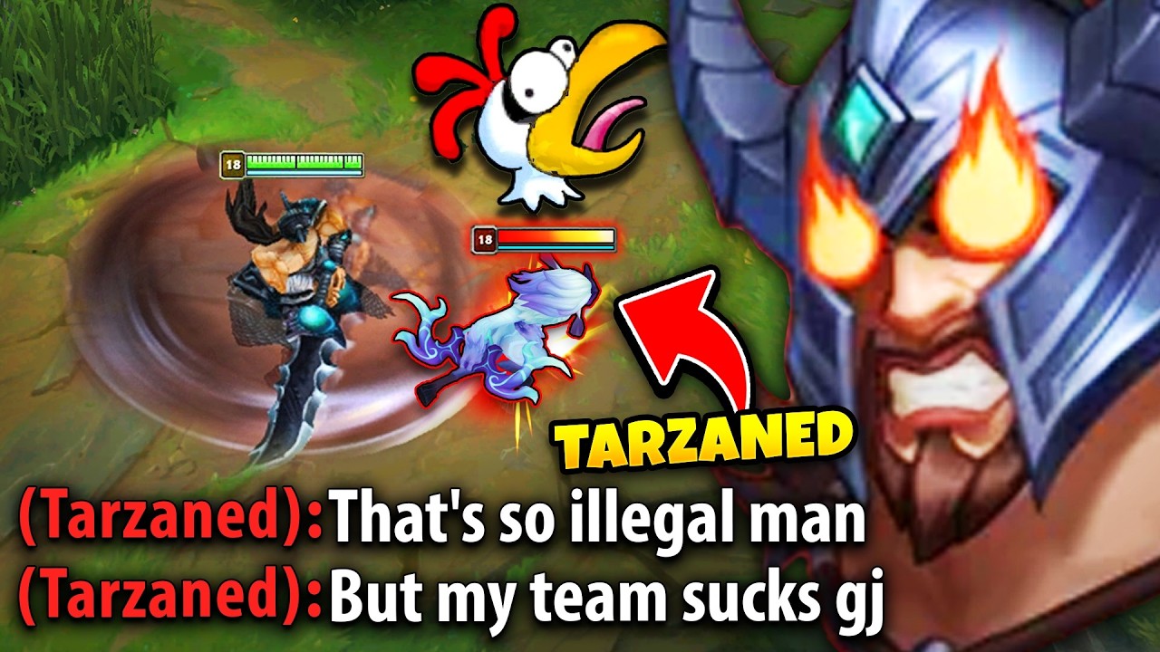 I GAVE TARZANED A TASTE OF THE BIG CHICKEN! (HE WAS NOT HAPPY LOL ...