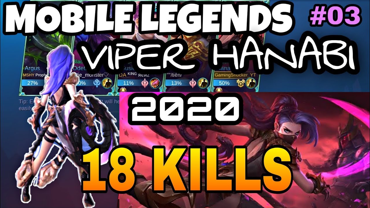 *NEW* VIPER HANABI #03 | 18 KILLS | LUO YI TELEPORTATION SKILL | MOBILE ...