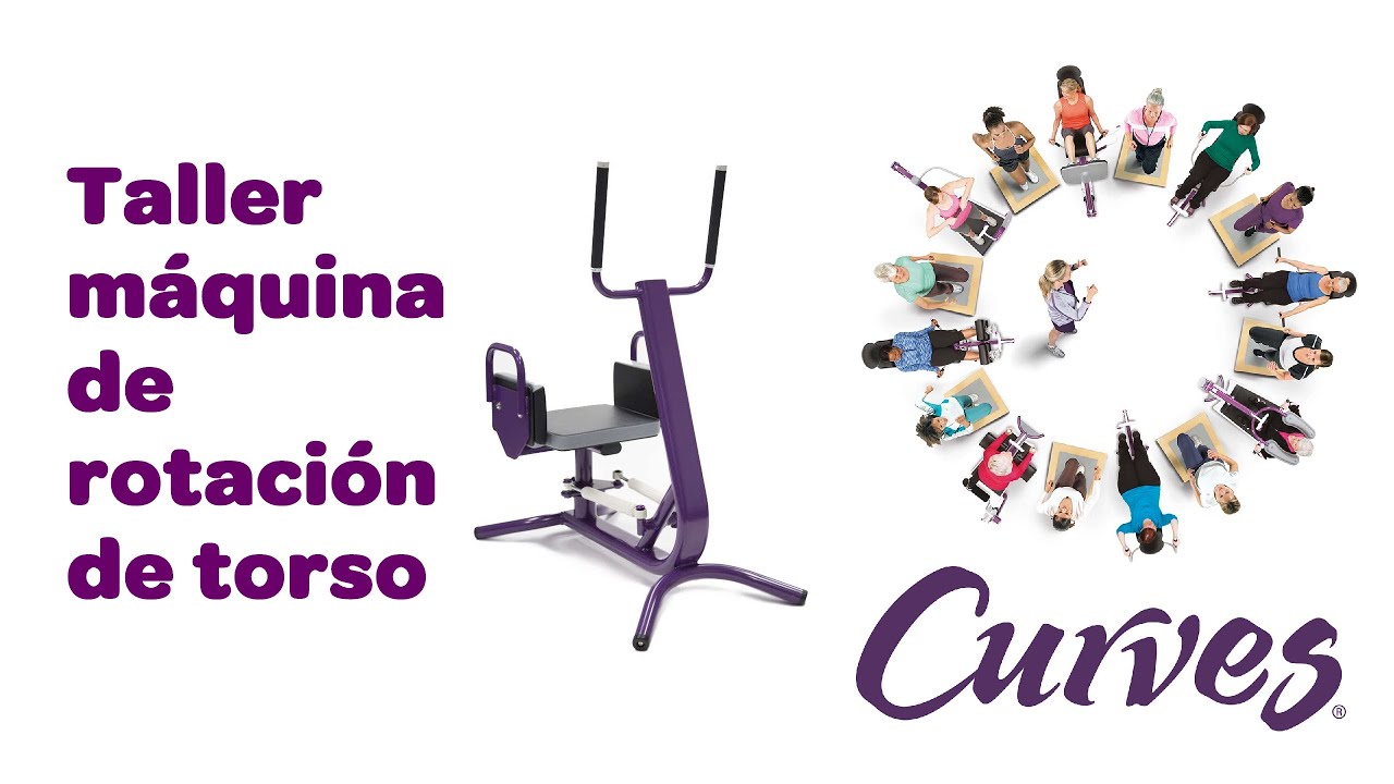 Mejora tu técnica en la máquina de rotación de torso en Curves - YouTube