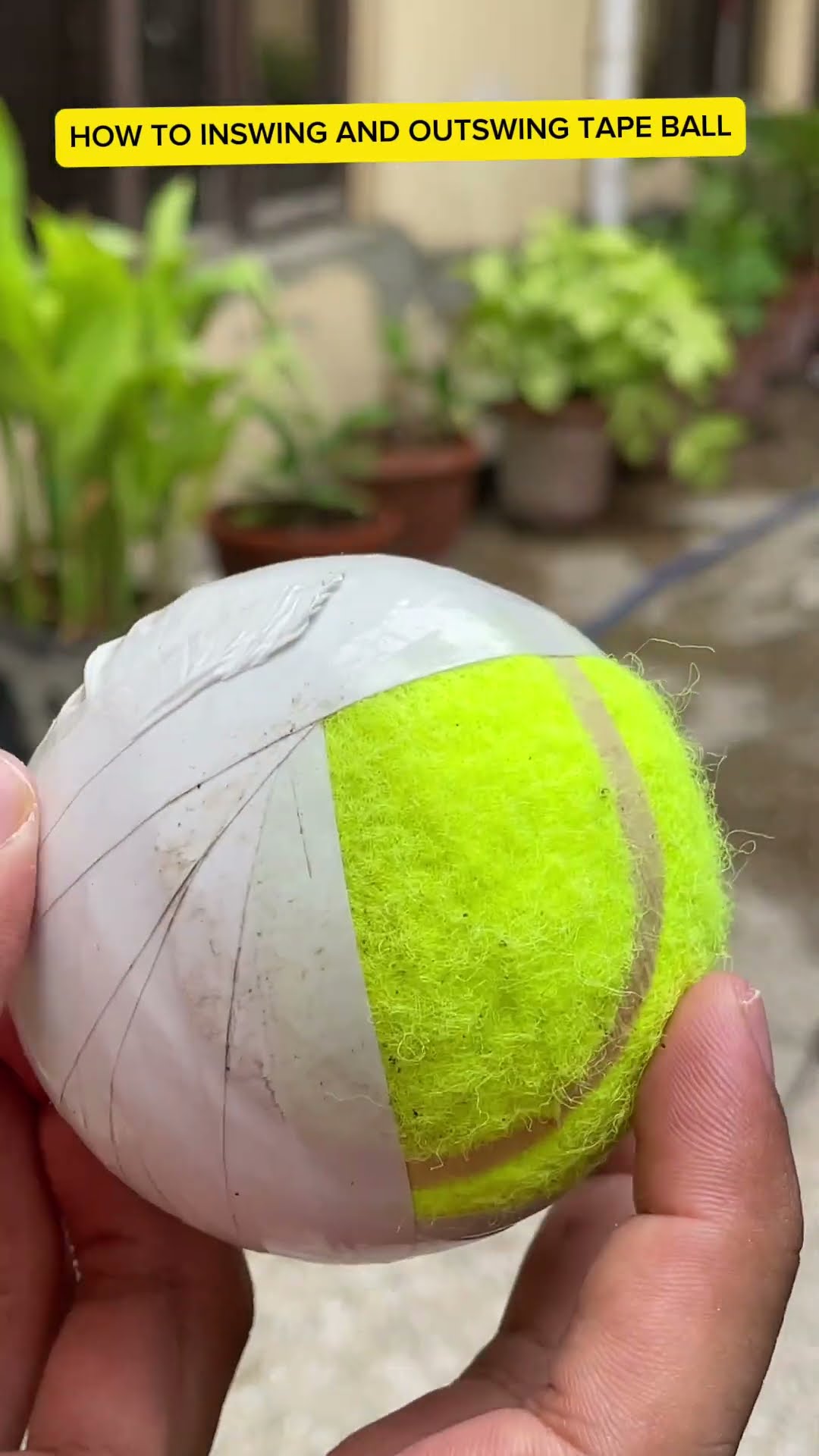 HOW TO INSWING AND OUTSWING TAPE BALL🔥 - YouTube