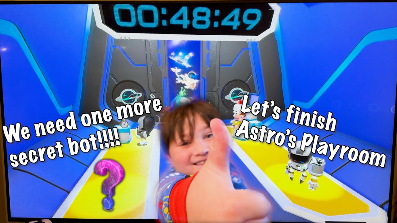 Completing Astro's Playroom Secret hidden bots before we start Astro ...