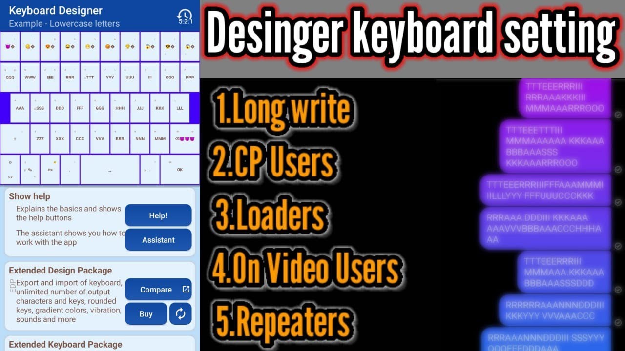 Designer keyboard setting//Fighting keyboard setting - YouTube