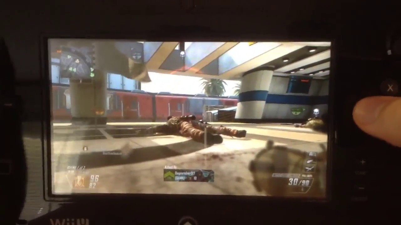 CALL OF DUTY BLACK OPS 2 WII U GAMEPAD CONTROLLER GAMEPLAY! Online in ...
