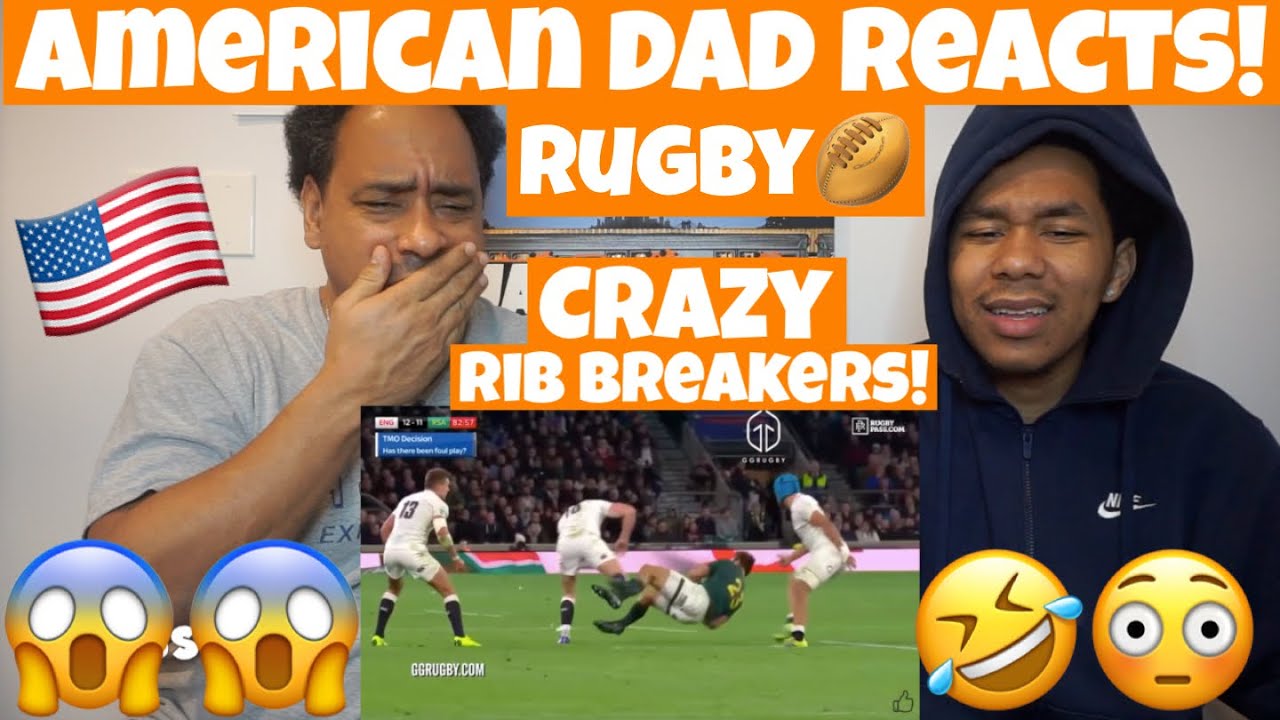 Rugby Outrageous HITS Rib Breakers *AMERICAN DAD REACTS 🇺🇸 * - YouTube