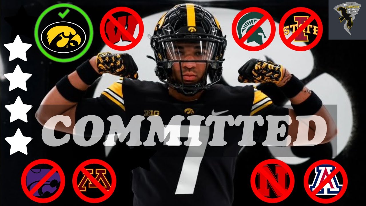 JUST IN: 4-STAR LINEBACKER COMMITS TO IOWA FOOTBALL | ★ ★ Kasen Thomas ...