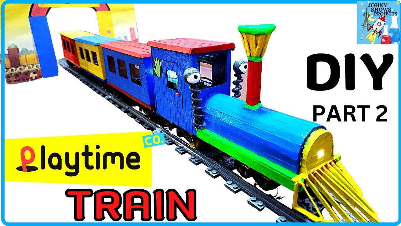 How I Made The Poppy Playtime CH 2 Train In REAL LIFE From WOOD & LEGO ...