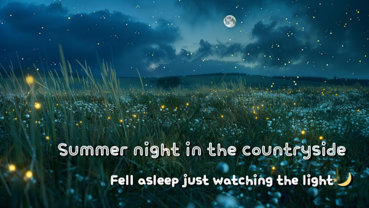 "Fireflies on a Summer Night – Sleep Loop with Nature Glow ""반딧불이 날던 그 ...