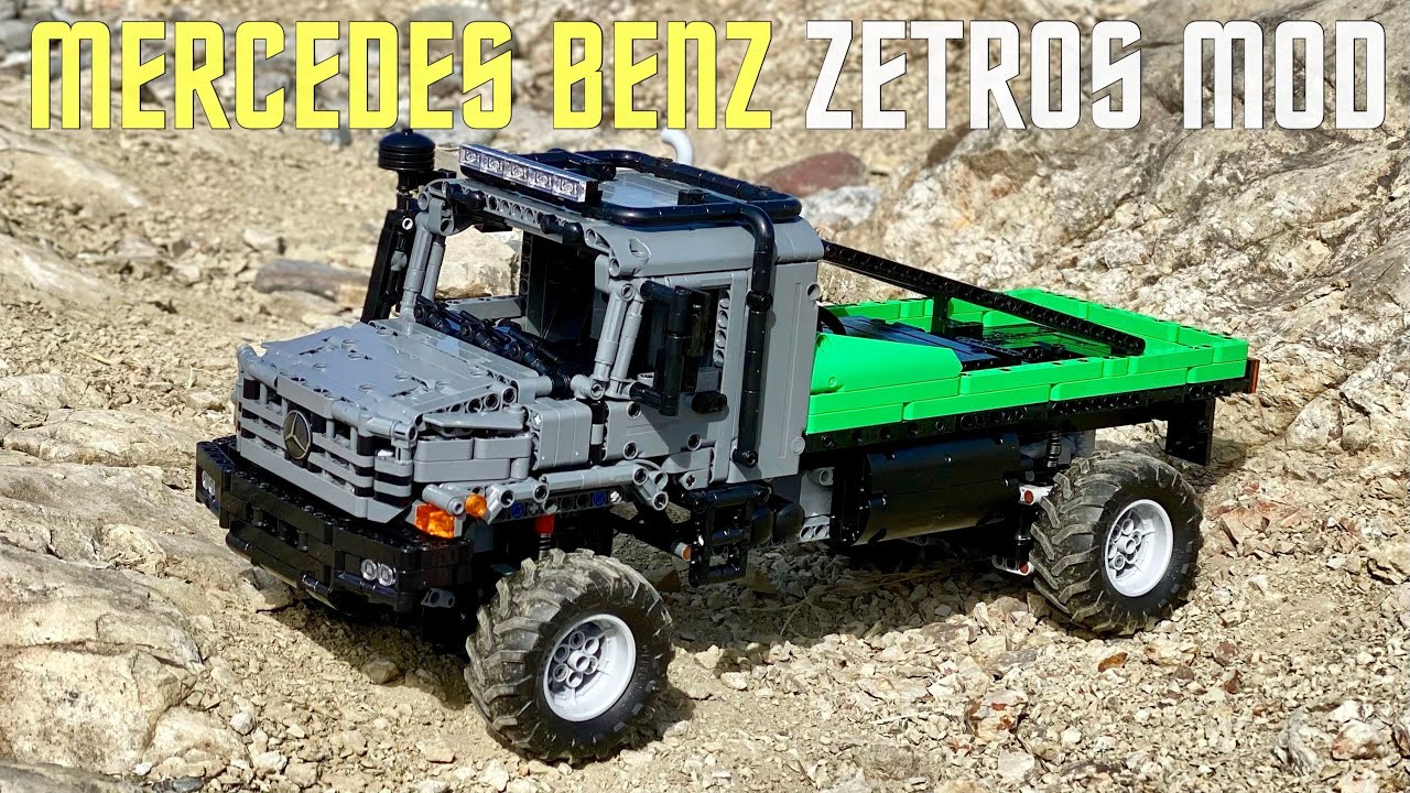 [MOD] LEGO Technic 42129 Mercedes Benz Zetros - YouTube