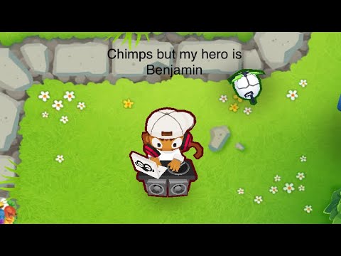 Chimps but my hero is Benjamin (btd6) - YouTube