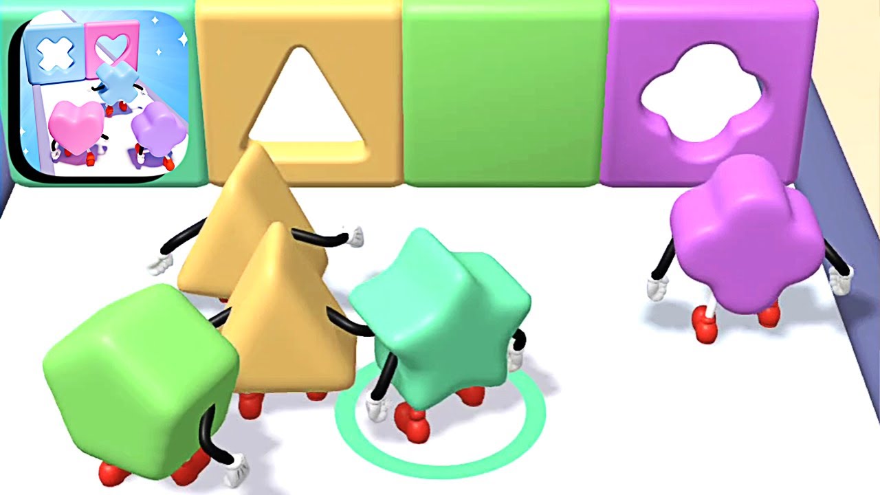 Shape Run - All Levels Gameplay Android,ios (Part 1) - YouTube