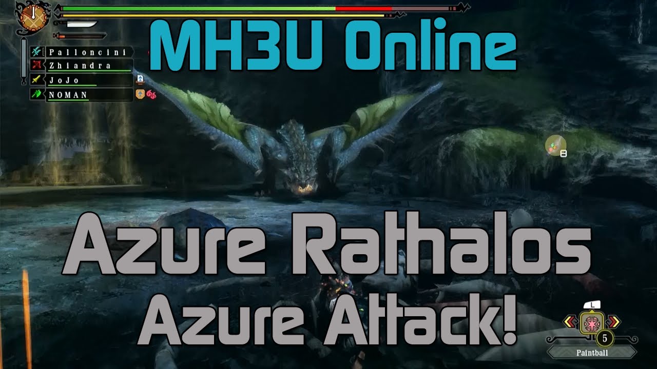 Monster Hunter 3 Ultimate Azure Rathalos