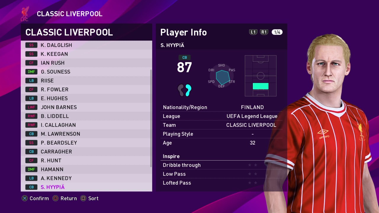 (PS4) PES 2020 Classic: Liverpool - YouTube