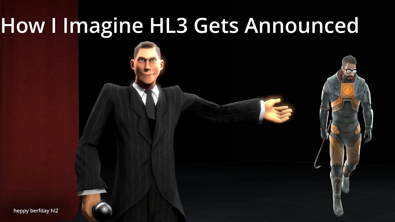 [SFM] How I Imagine HL3 Gets Announced - YouTube