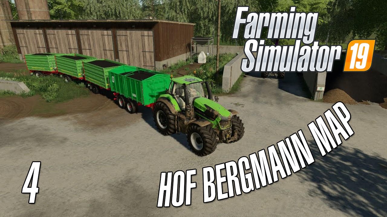 Farming Simulator 19 LIVE | Hof Bergmann #4 - Komposzt eladás, új föld ...