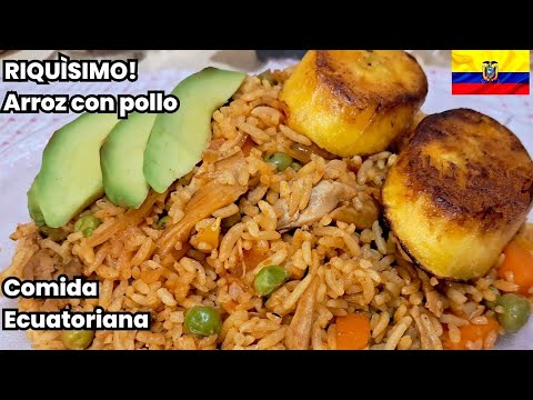 EL MÁS FÁCIL Y DELICIOSO 🤩🇪🇨 ARROZ COLORADO de POLLO ECUATORIANO ...